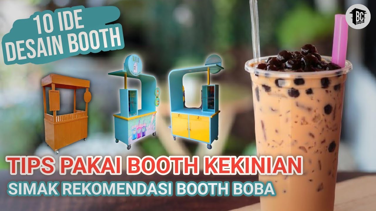 10 Rekomendasi Ide Desain Gerobak Untuk Jualan Es Boba - YouTube