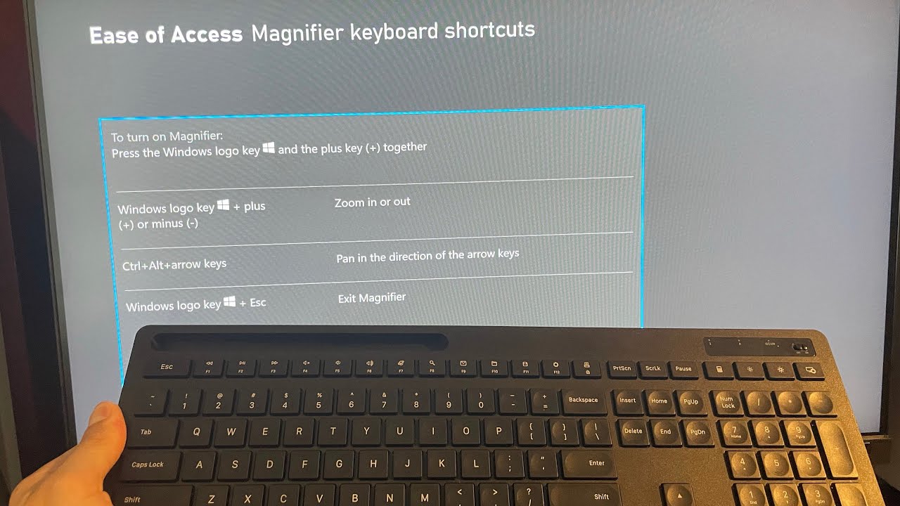 Xbox Series X S How To Access Magnifier Keyboard Shortcuts Tutorial Xbox Series X S How To Access Magnifier Keyboard Shortcuts Tutorial