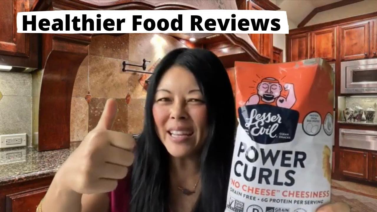 Healthier Food Reviews E1 - Lesser Evil Power Curls - YouTube