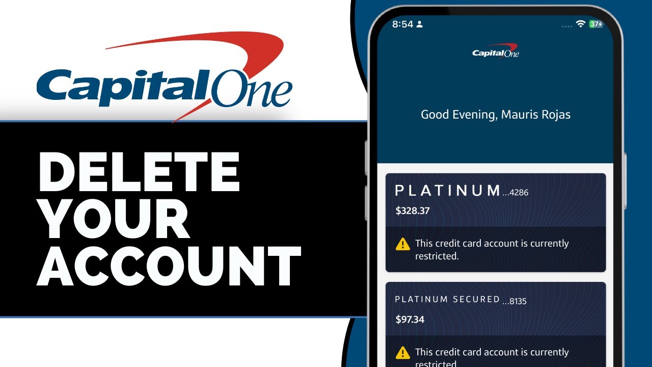 How to Delete Your Capital One Account (Easy Guide) - YouTube