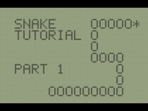 TI-BASIC Snake Program Part 1 - YouTube