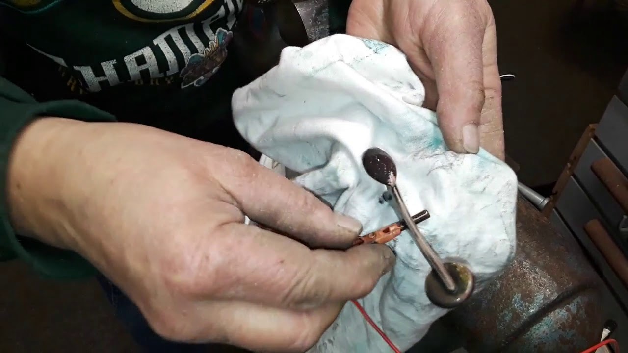 Stripping nickel plating - YouTube