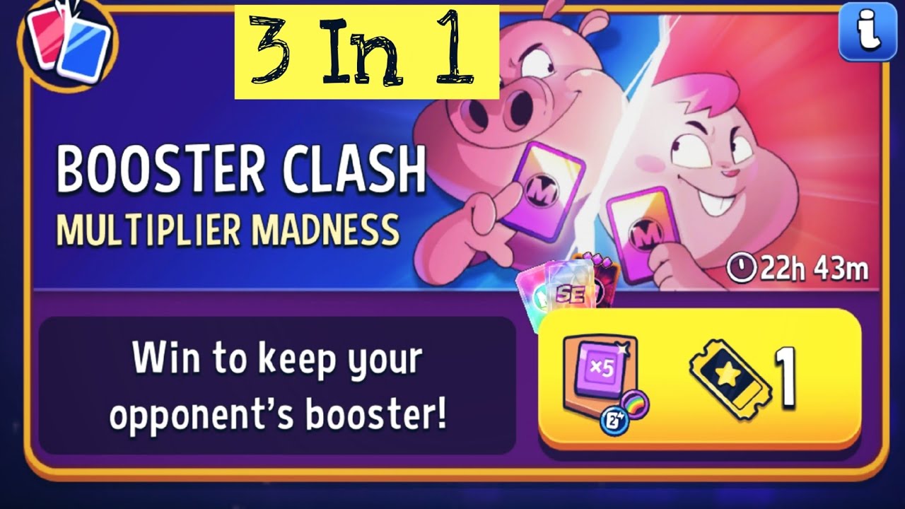 booster clash multiplier madness rainbow match master Easy win gameplay. - YouTube