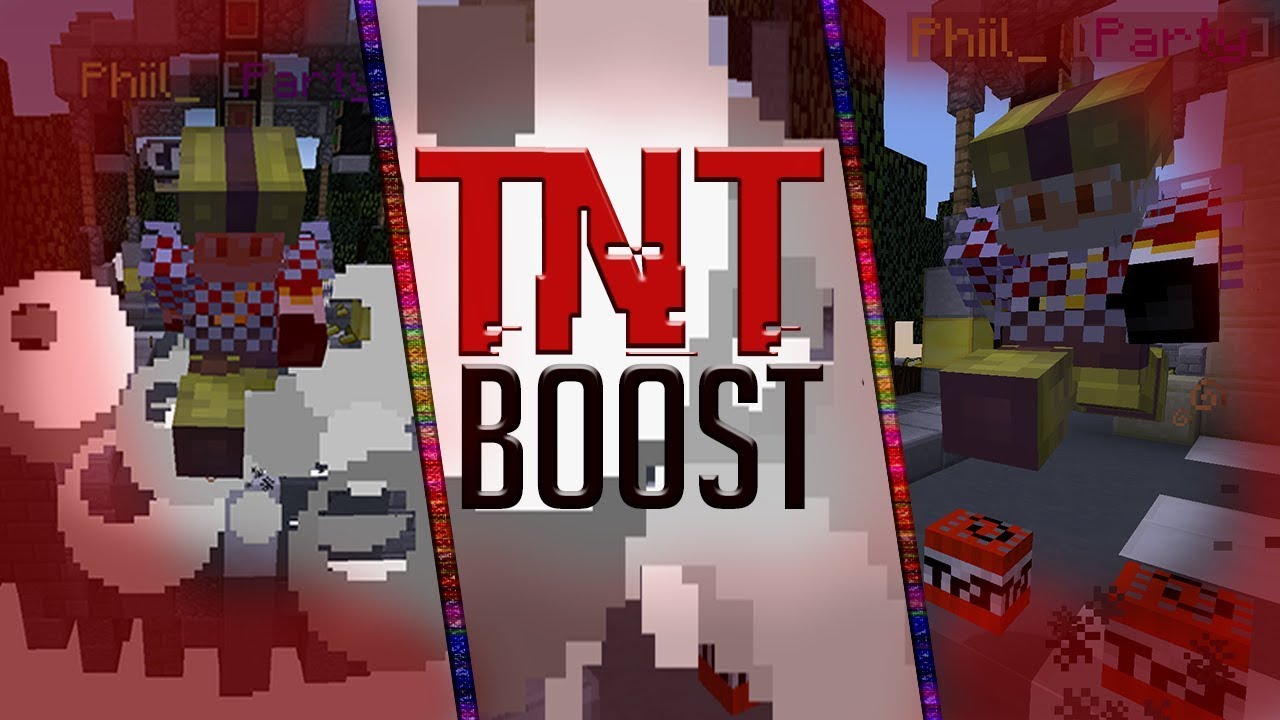 TNT Boost in Quickbedwars | Minecraft Qbw - YouTube