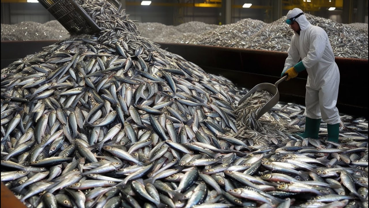 Inside a Mega Sardine Canning Factory: Millions Processed in Just 24 ...