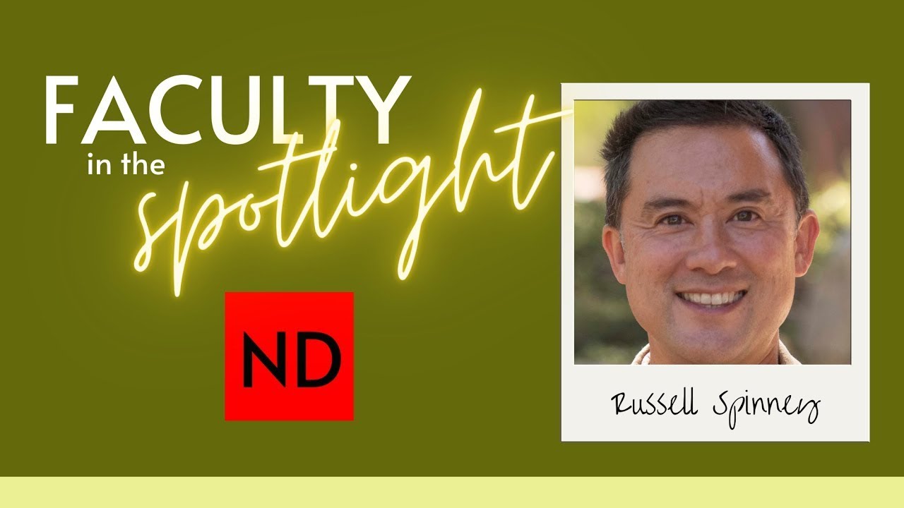Faculty in the Spotlight: Russell Spinney - YouTube