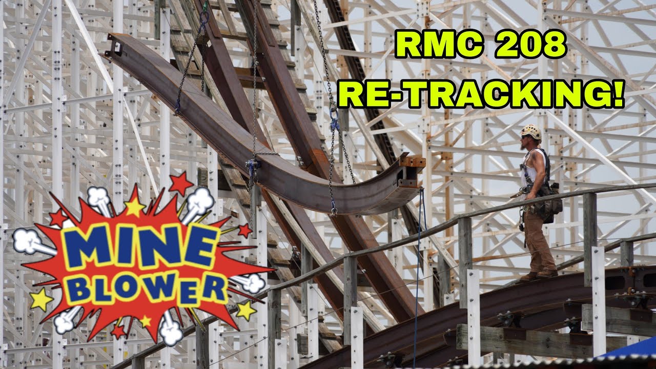Fun Spot Kissimme Mine Blower RMC 208 Track Construction Update 5.29.23 ...