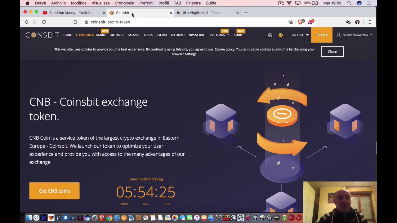 Aggiornamenti Coinsbit - YouTube