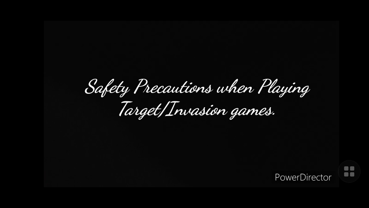 SAFETY PRECAUTIONS OF TARGET GAMES - YouTube