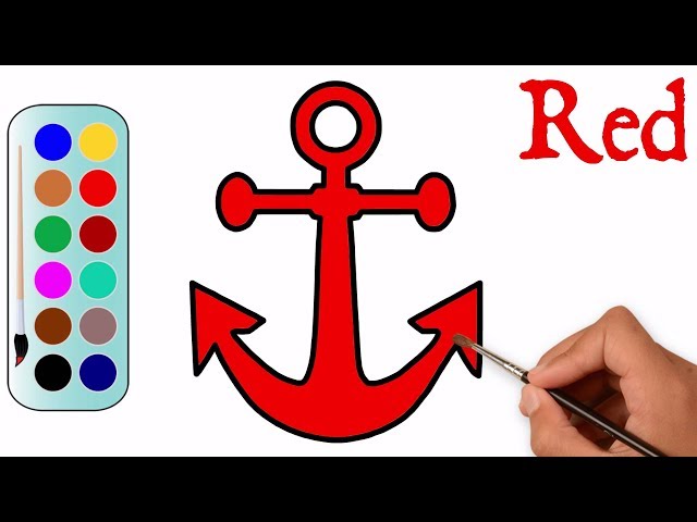 How To Draw An Anchor Step By Step Pictures Cool2bkids