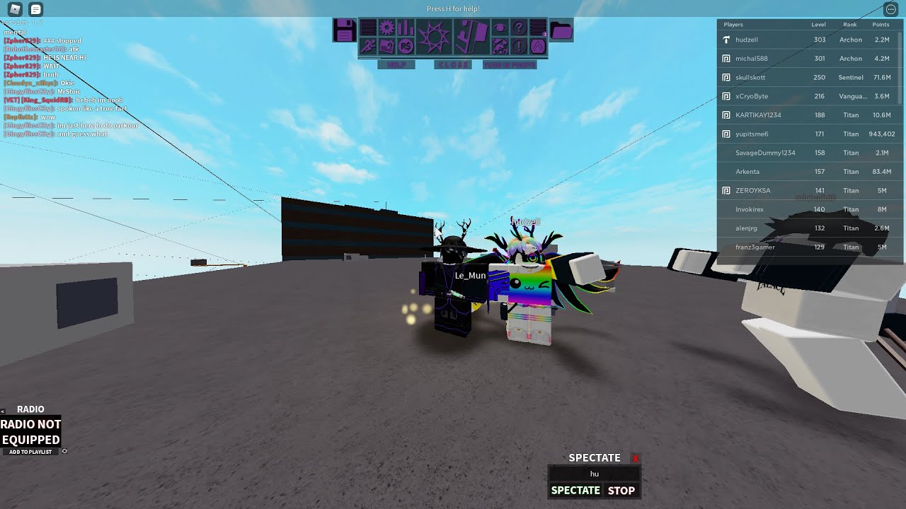 Lol don't get screenshot with hudzell | Roblox parkour - YouTube