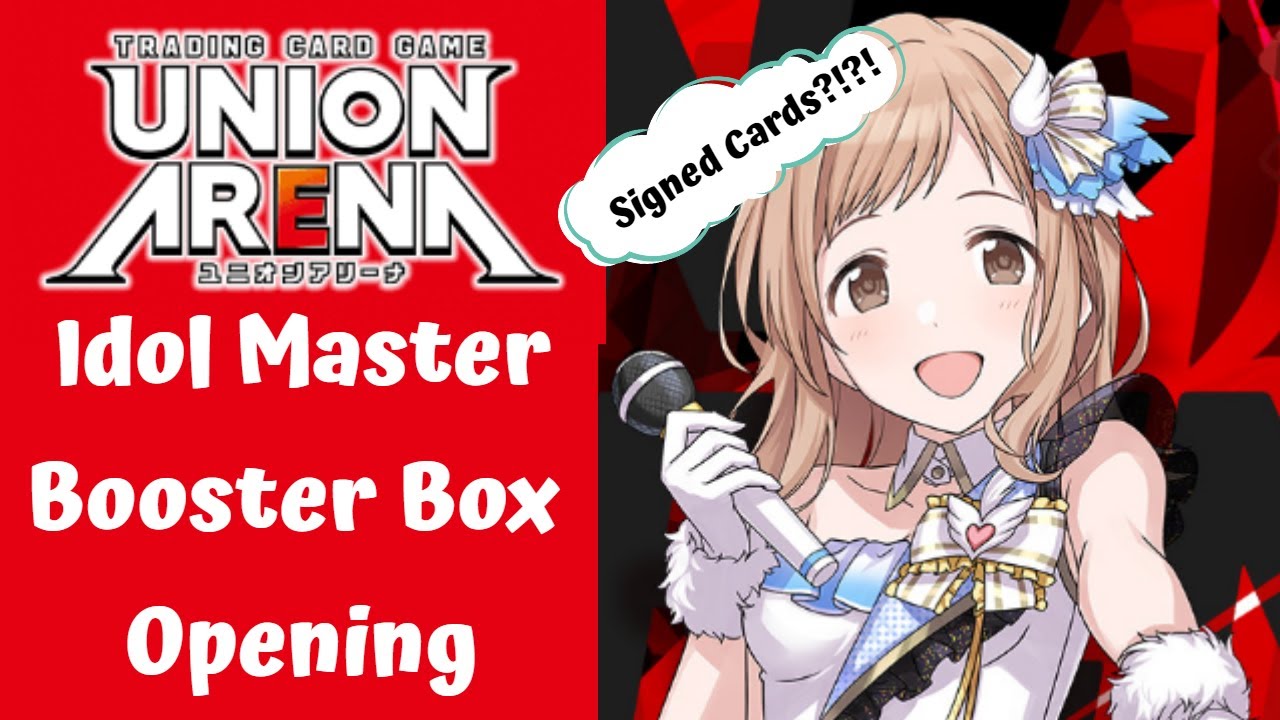Opening a Union Arena: The Idolmasters Shiny Colors Booster Box ...