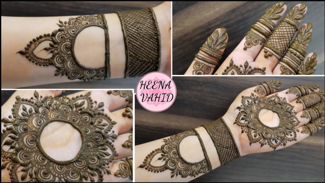 Beautiful henna design for wedding guest | heena vahid. - YouTube