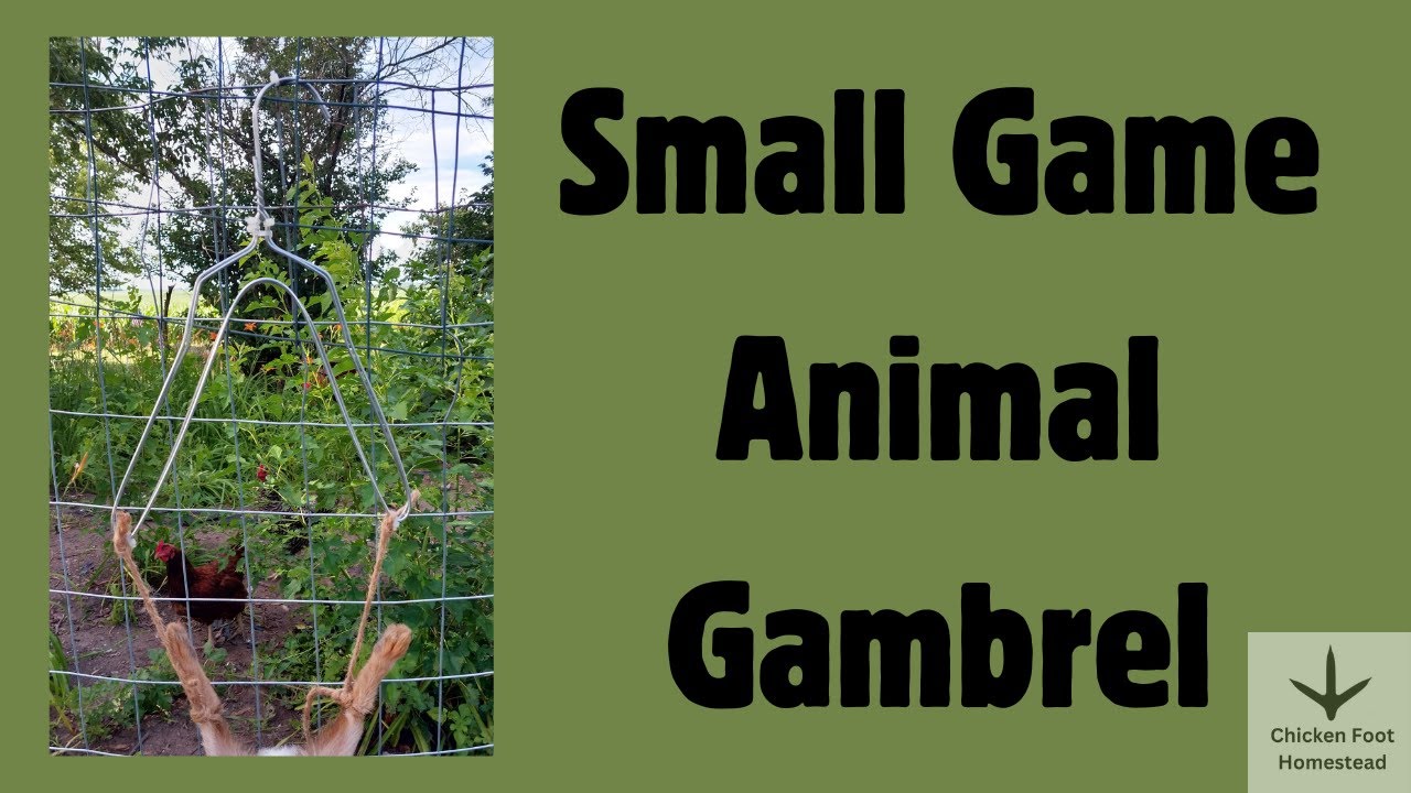 DIY--Small Game Animal GAMBREL - YouTube