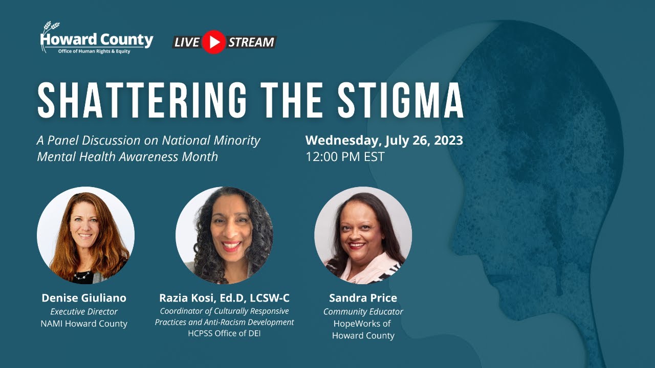 Shattering the Stigma: A Panel Discussion on National Minority Mental ...