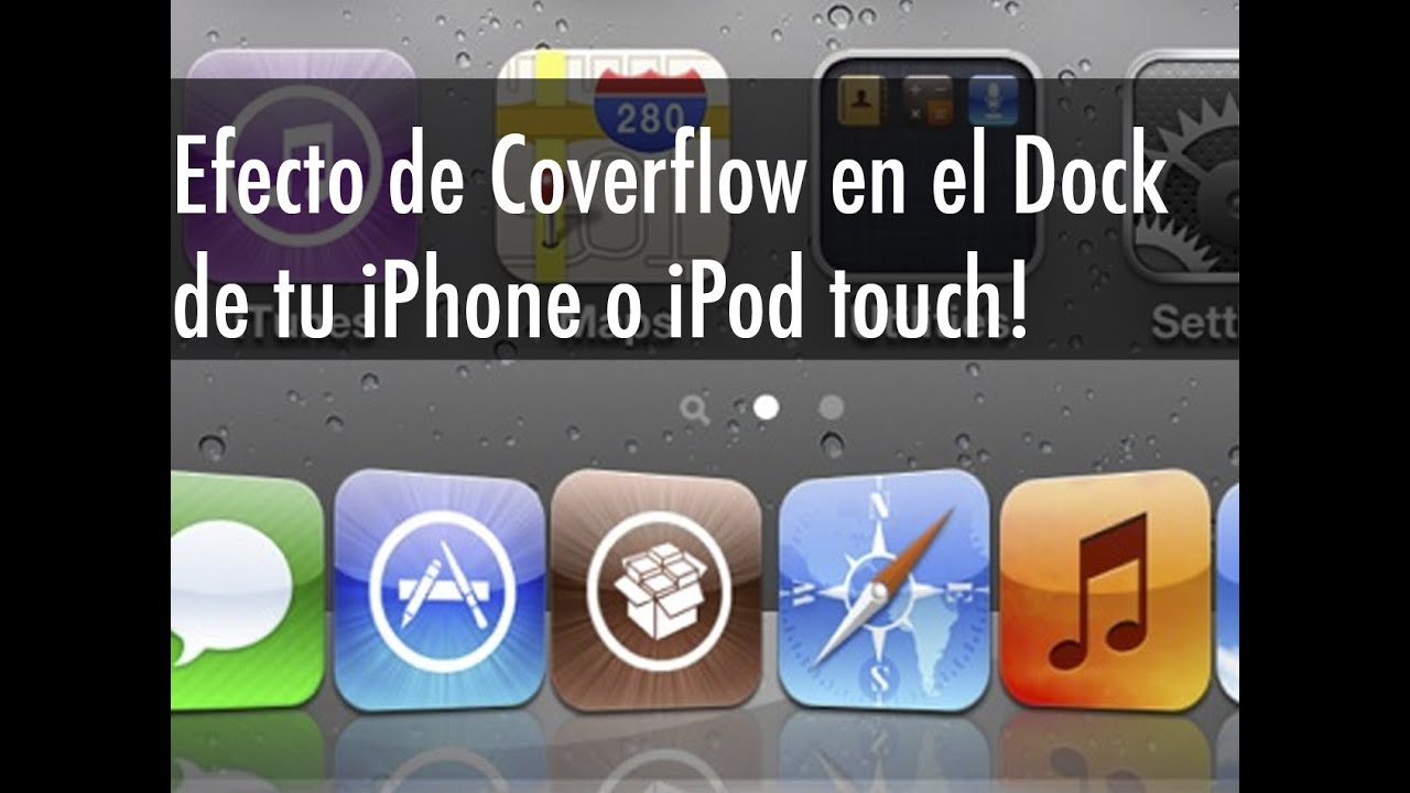 Cascade: Efecto de Coverflow en el Dock de tu iPod touch/iPhone! - YouTube