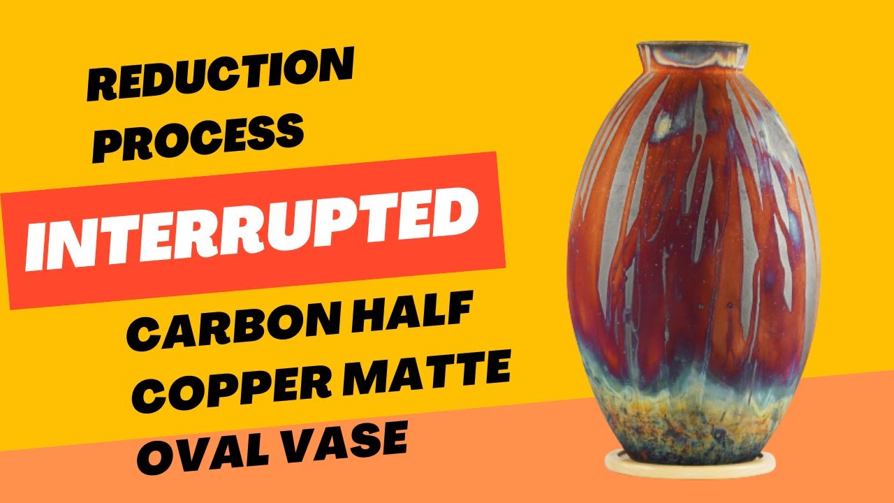 Reduction process interrupted to show the effect on a Raku fired Carbon ...