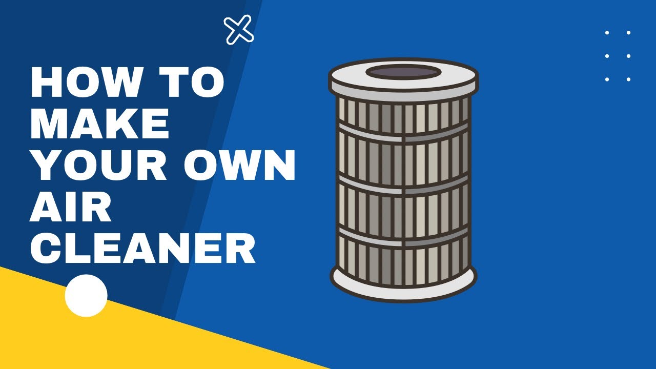 Modified DIY air cleaner - YouTube