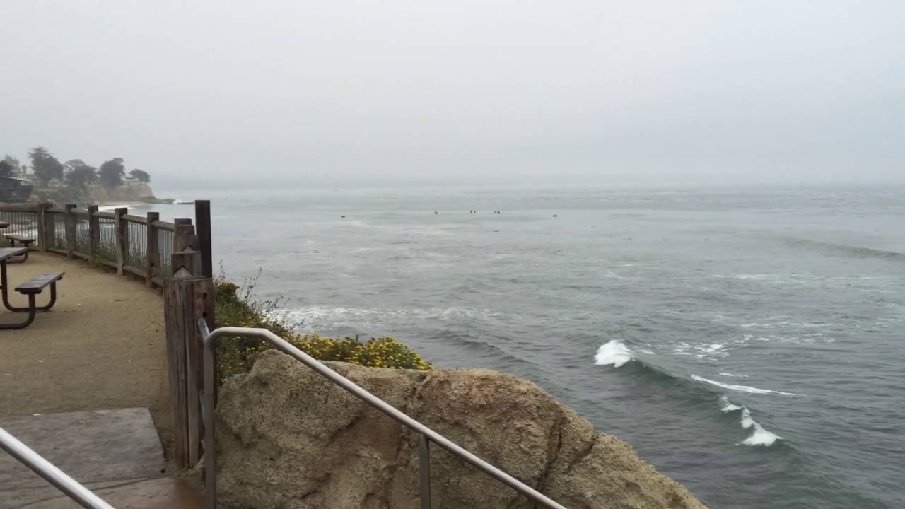 Santa Cruz surfing Pleasure Point early 6am morning - YouTube