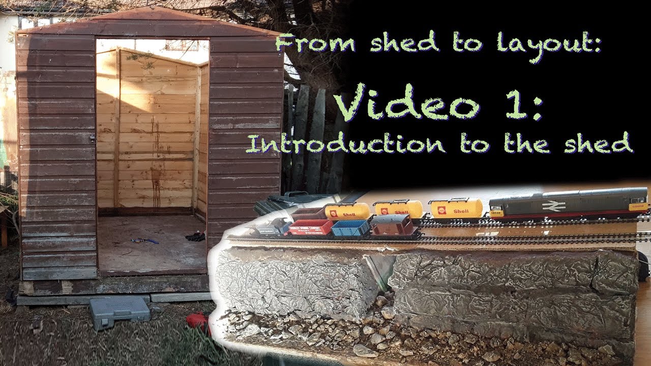 How I started building a model railway layout in a shed! - YouTube