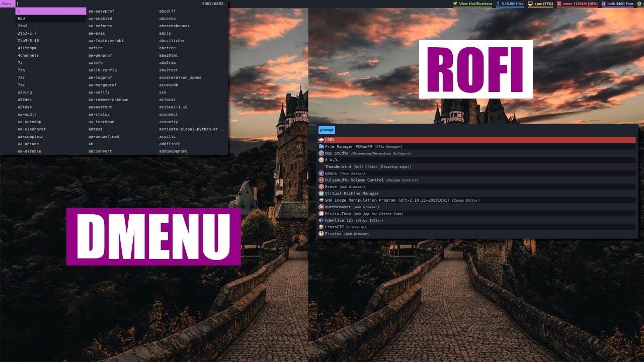 Swap Out Dmenu For Rofi In Any Script Its Easy Youtube