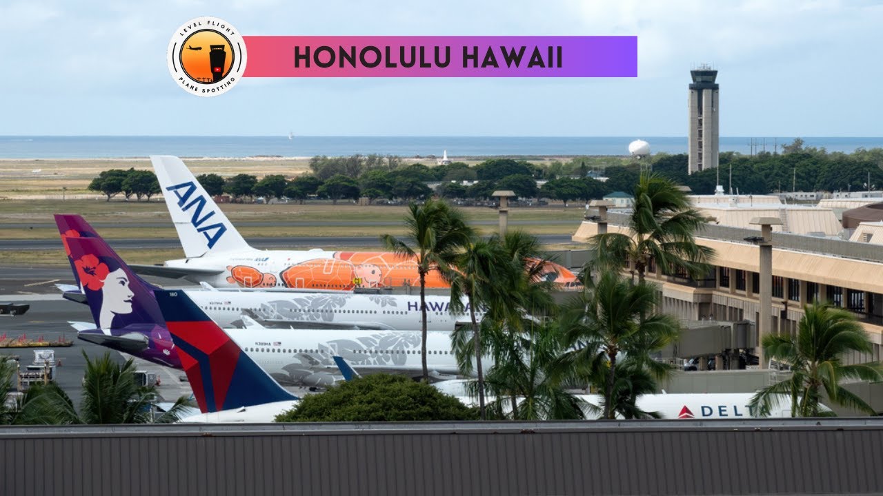 Honolulu Hawaii Plane Spotting - YouTube