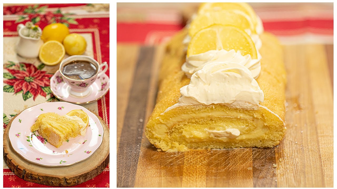Make this Beautiful Lemon Roulade! - YouTube