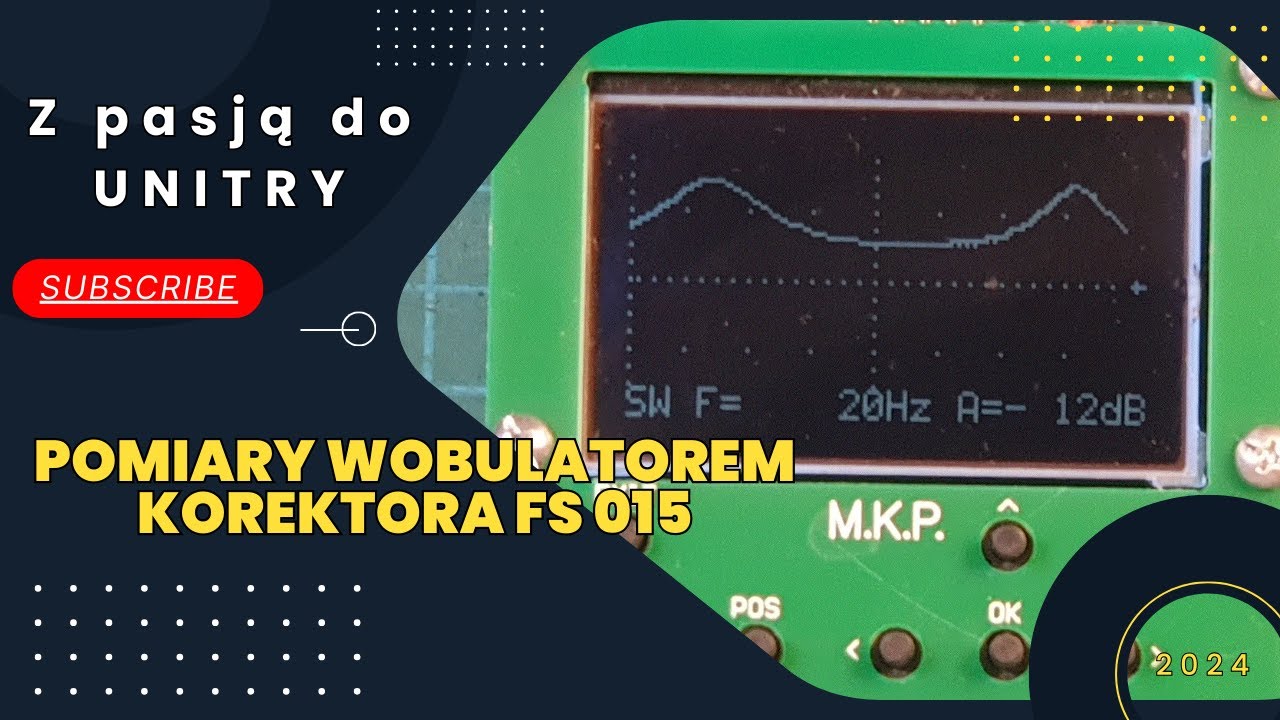 130. UNITRA korektor stereo FS 015 pomiary wobulatorem. - YouTube