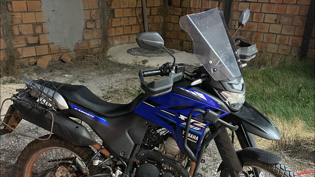 Acessórios para Lander 250 abs. Minha opinião sobre acessórios e bolha ...