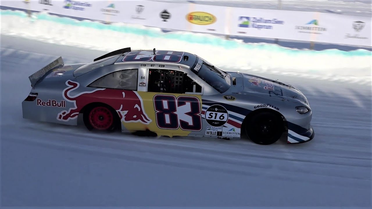 NASCAR Racecar- GP Ice Race in Zell am See - YouTube