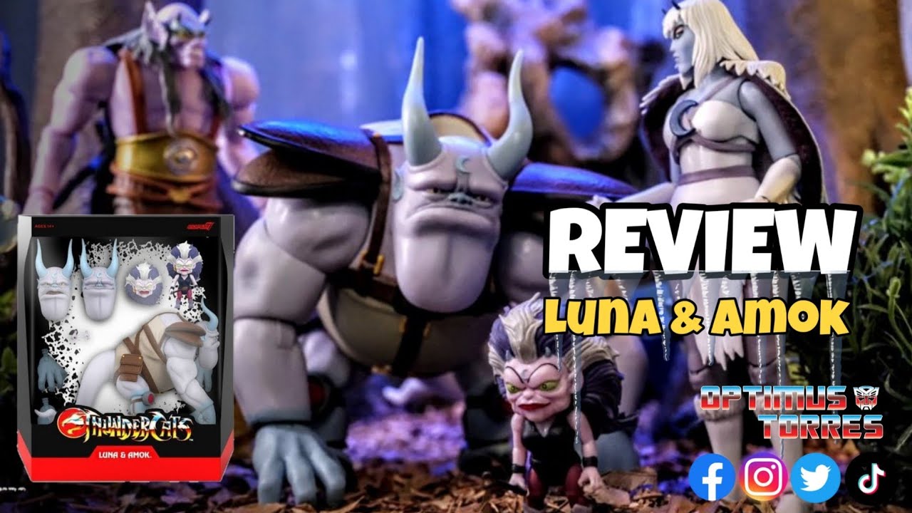 THUNDERCATS / LUNA & AMOK /SUPER7 ULTIMATES /REVIEW - YouTube