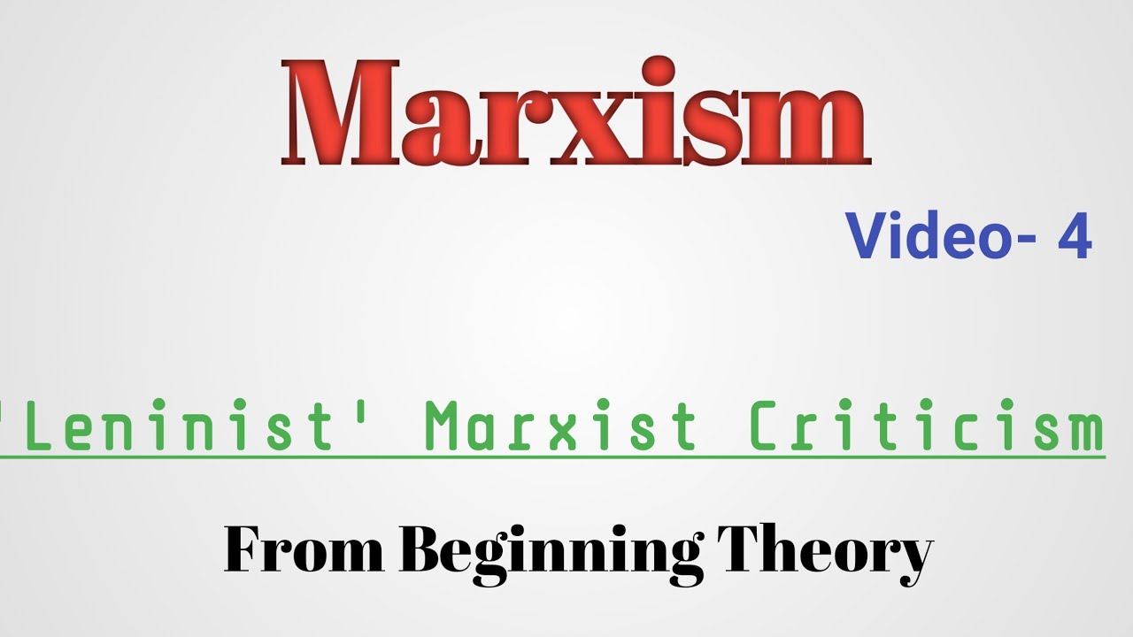 Marxism Part 4 - YouTube