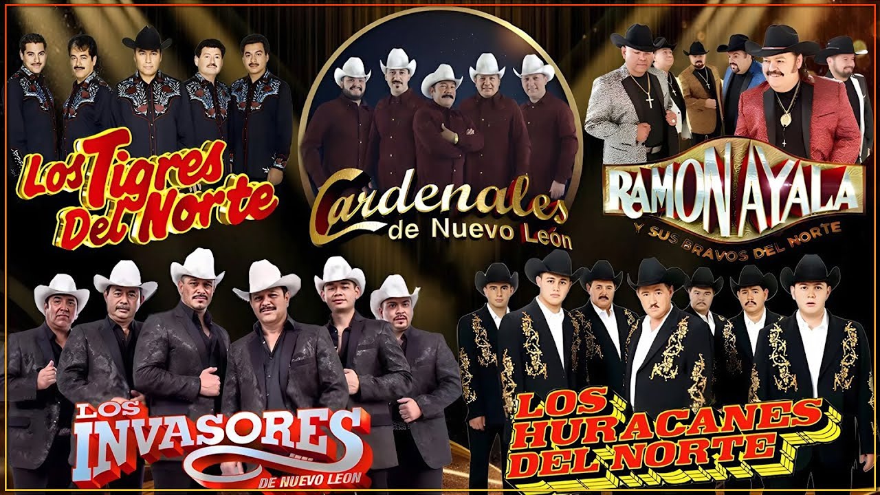 Top Corridos 2023 | Best Mexican Music Mix | Tigres Del Norte, Rieleros ...