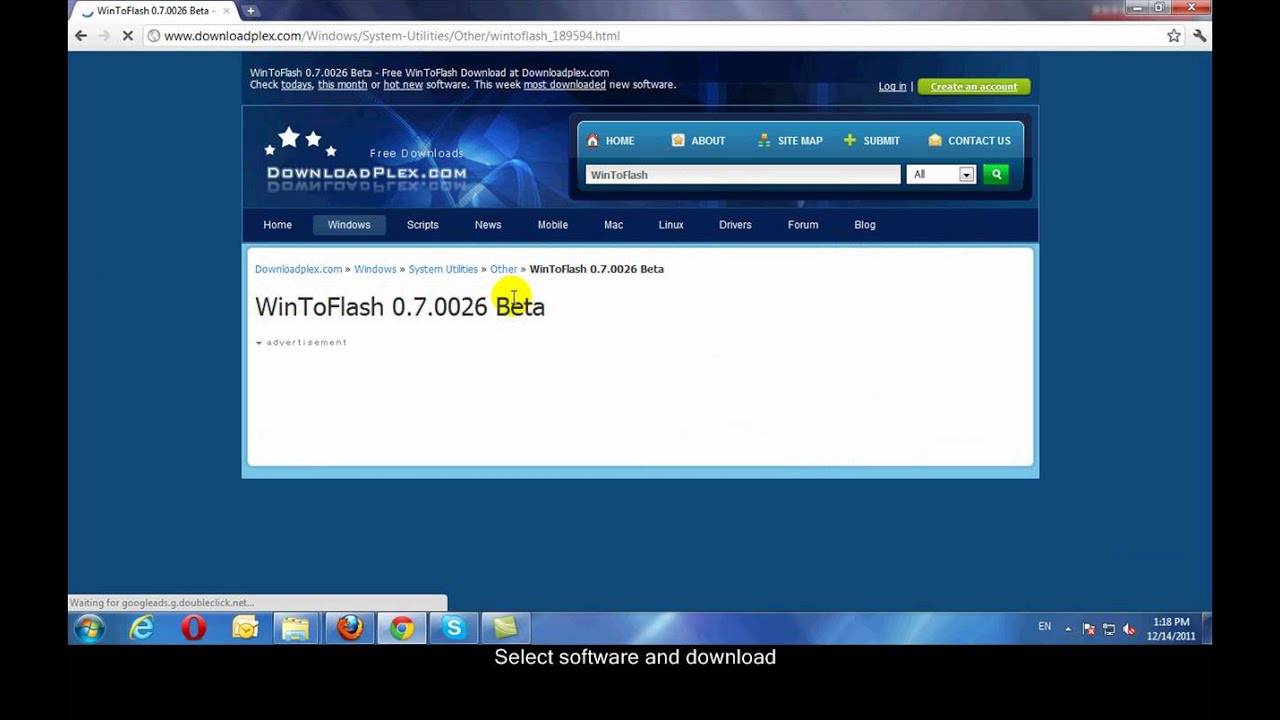 How to download and install WinToFlash www.downloadplex.com - YouTube