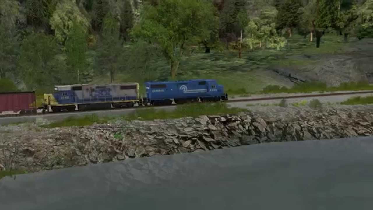 GP38-2's on the CSX River Subdivision - YouTube