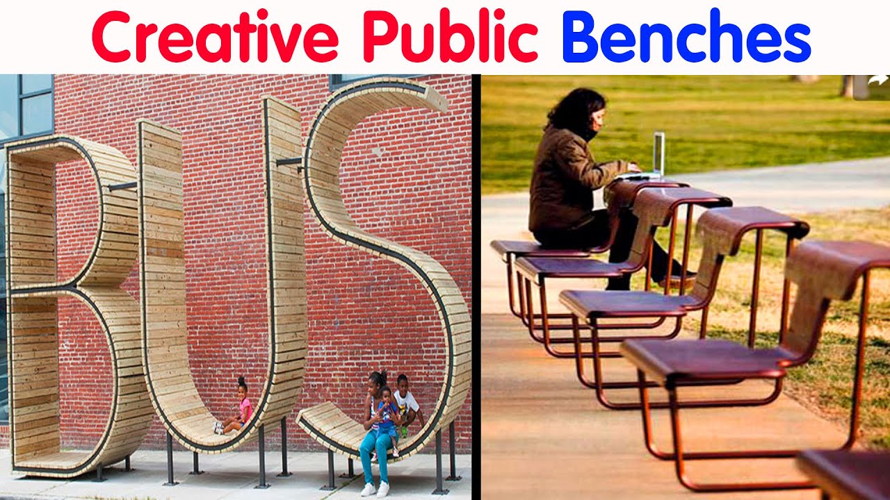 The Most Creative Benches And Seats Ever - YouTube