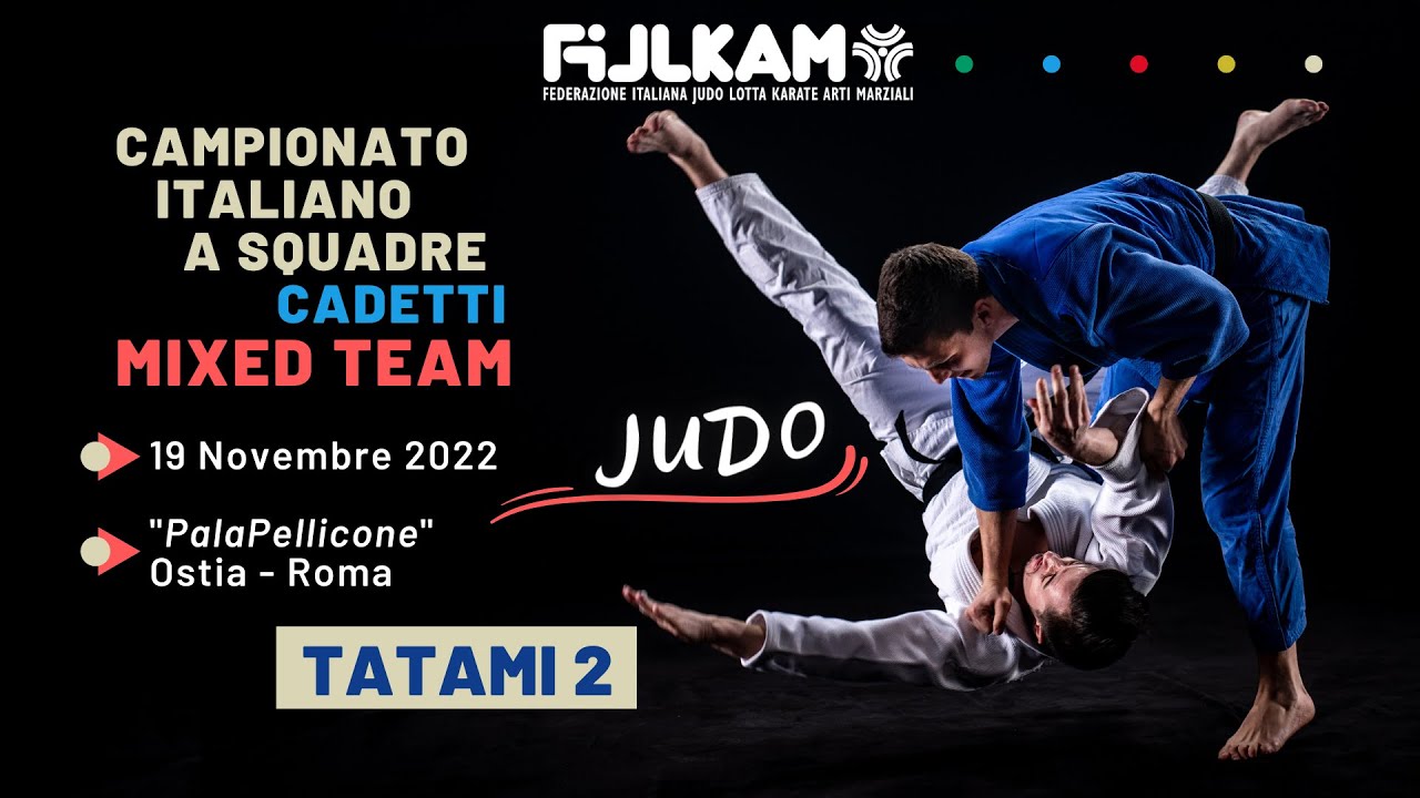 Judo - Campionato a Squadre Cadetti 2022 - Mixed Team - Tatami 2 - YouTube