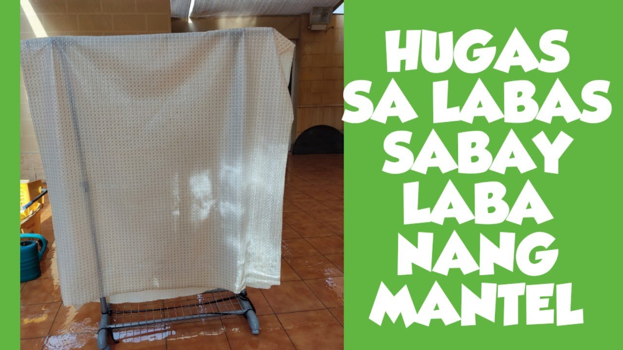 LINIS SA BAKURAN SABAY LABA NANG MANTEL//TABLE COVER - YouTube