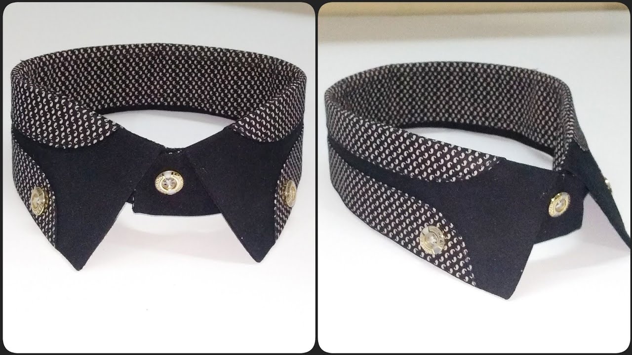 Designer shirt collar cutting and stitching डिजाइनर शर्ट कॉलर काटना और ...