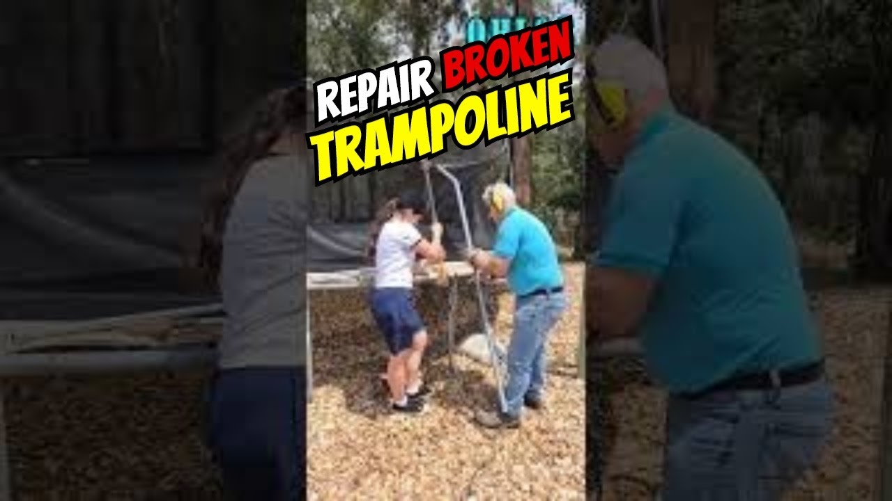 The Trampoline Repair That's Actually Worth It! DIY #SHORTS - YouTube