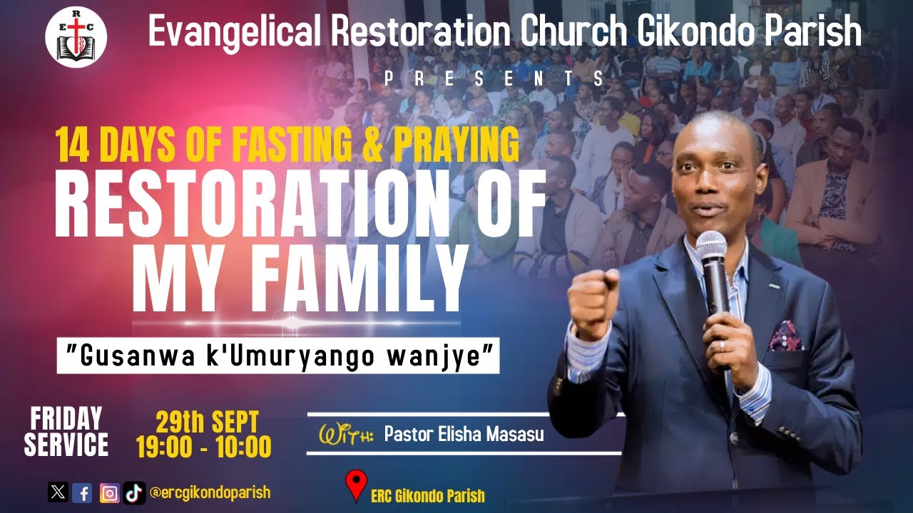 Friday 29/09/ 2023,14 days of prayer and fasting Crusade with Pst ...