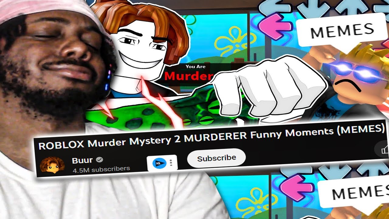 Buur Vs Murder Mystery 2 | ROBLOX Murder Mystery 2 MURDERER Funny ...