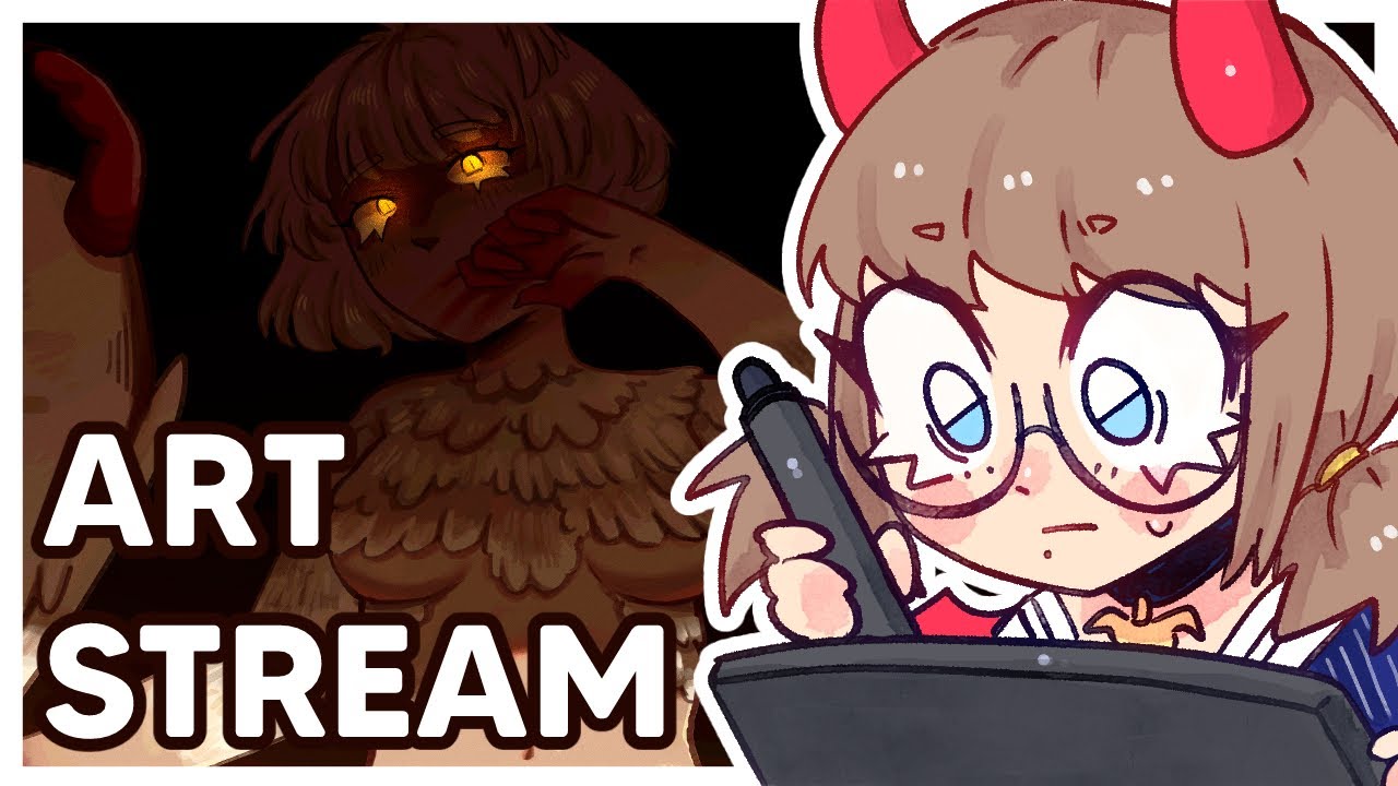 【Art Stream】Drawing Chimera Falin【Vtuber】#Duckult - YouTube