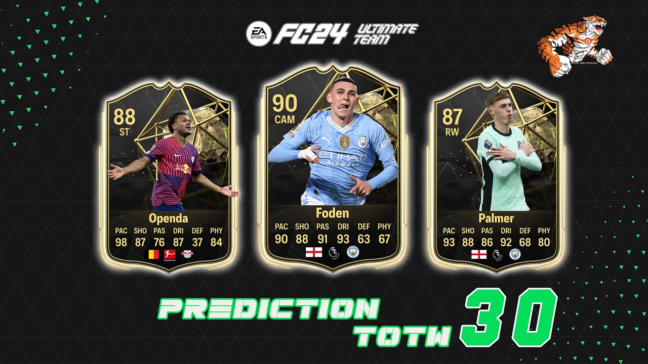 EA SPORTS FC 24: Predictions Team of the Week 30 #TOTW - YouTube
