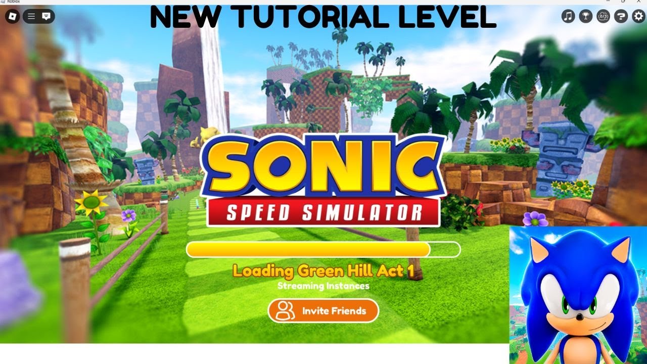 sonic speed simulator (green hill act 1 tutorial level) - YouTube