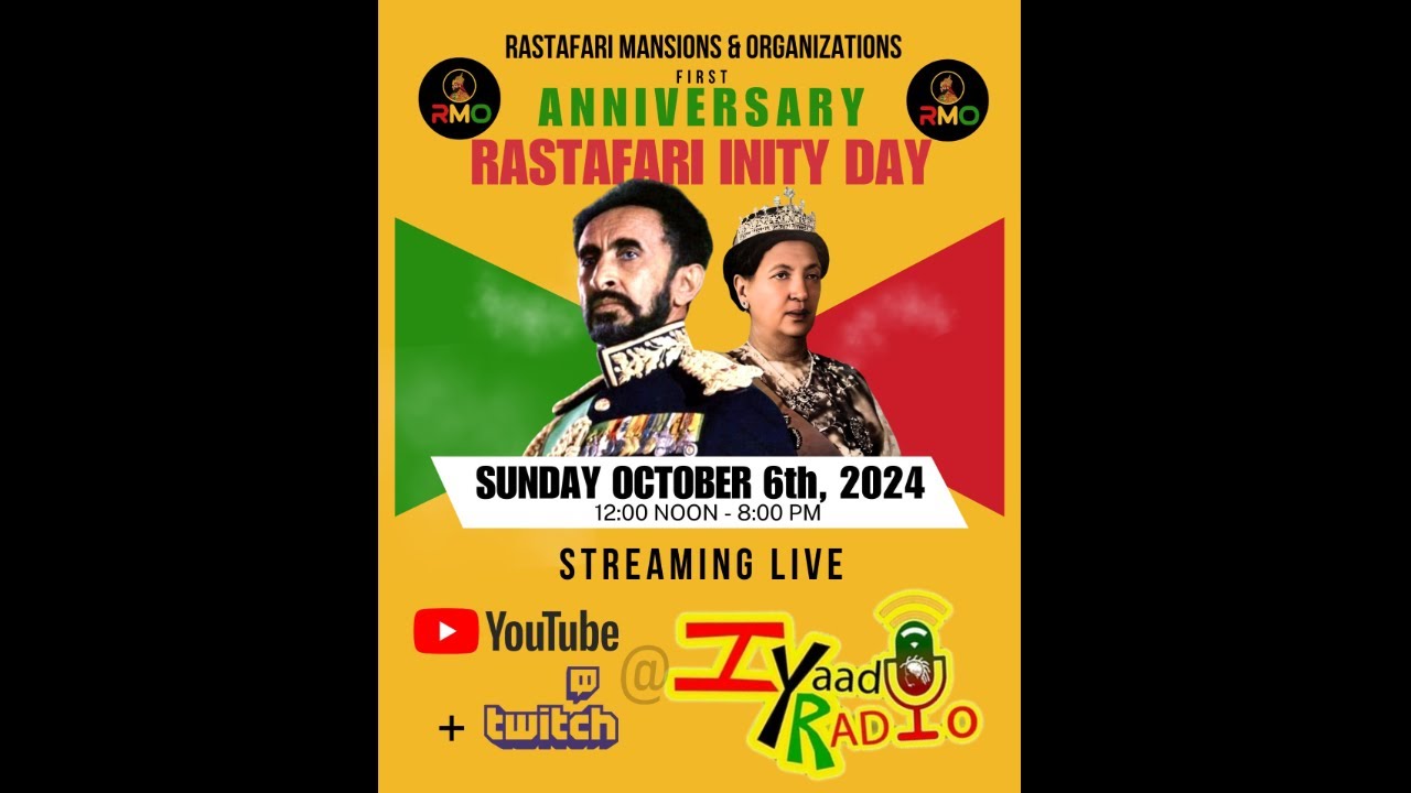 R.M.O. 1st ANIVERSARY RASTAFARI INITY DAY - YouTube