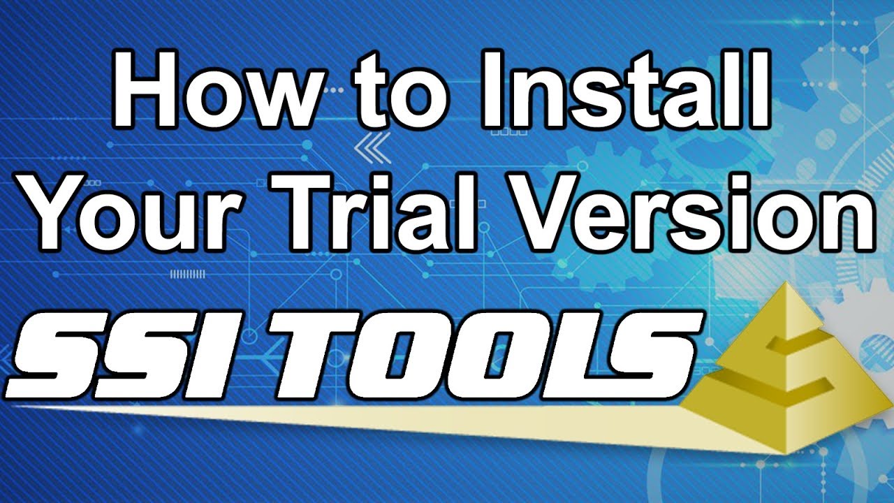SSI Tools Trial Installation Instructions - YouTube
