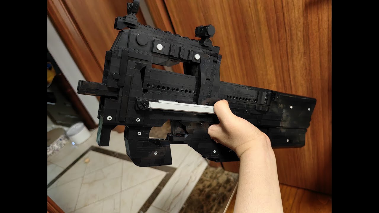 Lego gun Tutorial FN-P90 ----2 - YouTube
