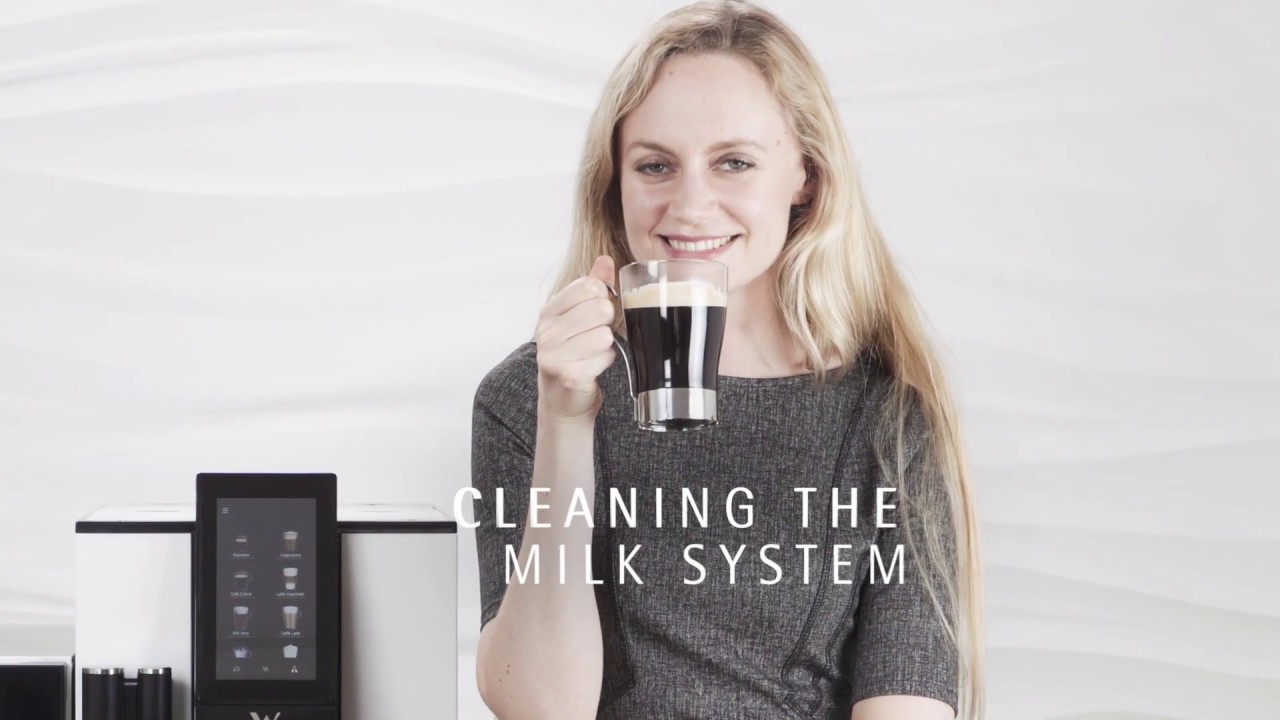 WMF 1100 S Cleaning Milk System en - YouTube