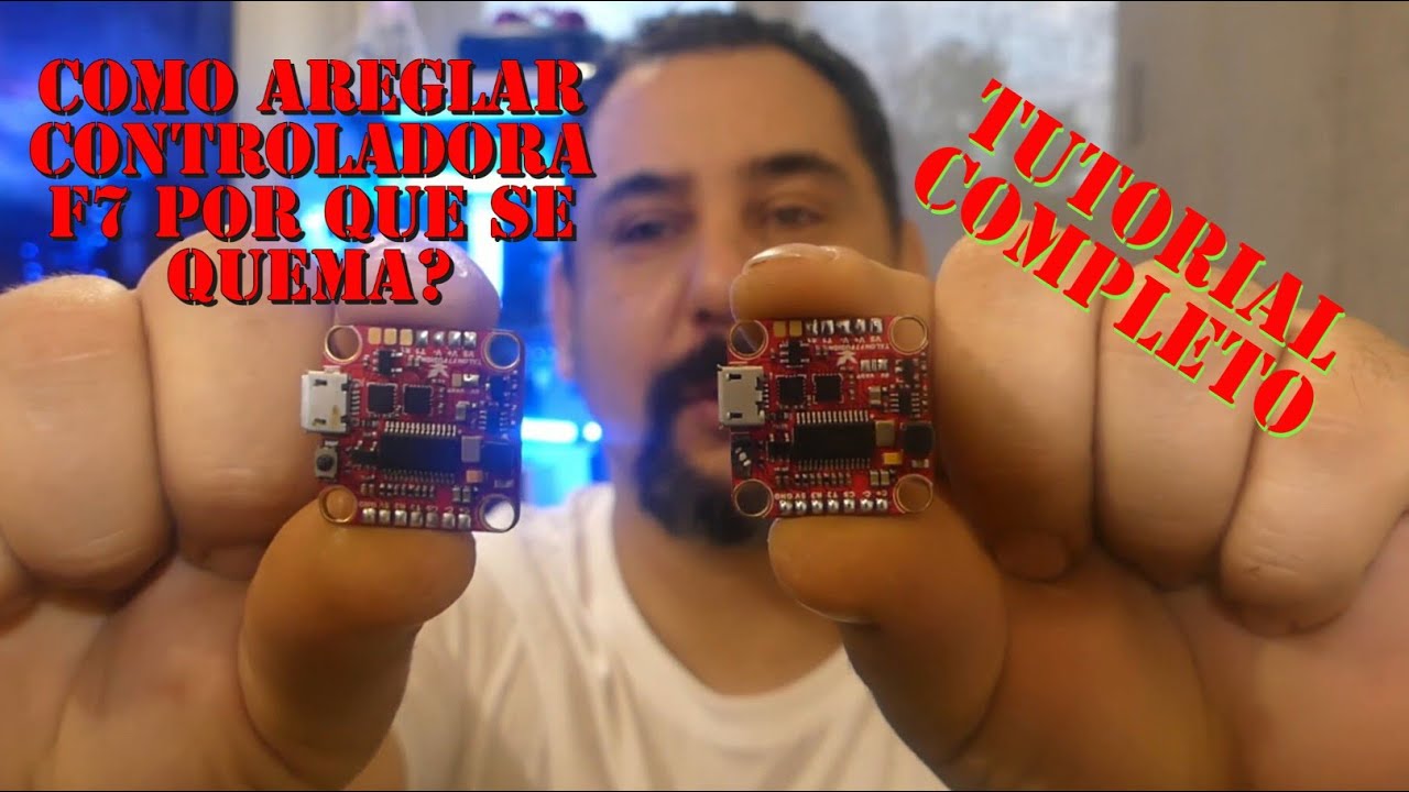COMO AREGLAR CONTROLADORA F7por que se quema - YouTube